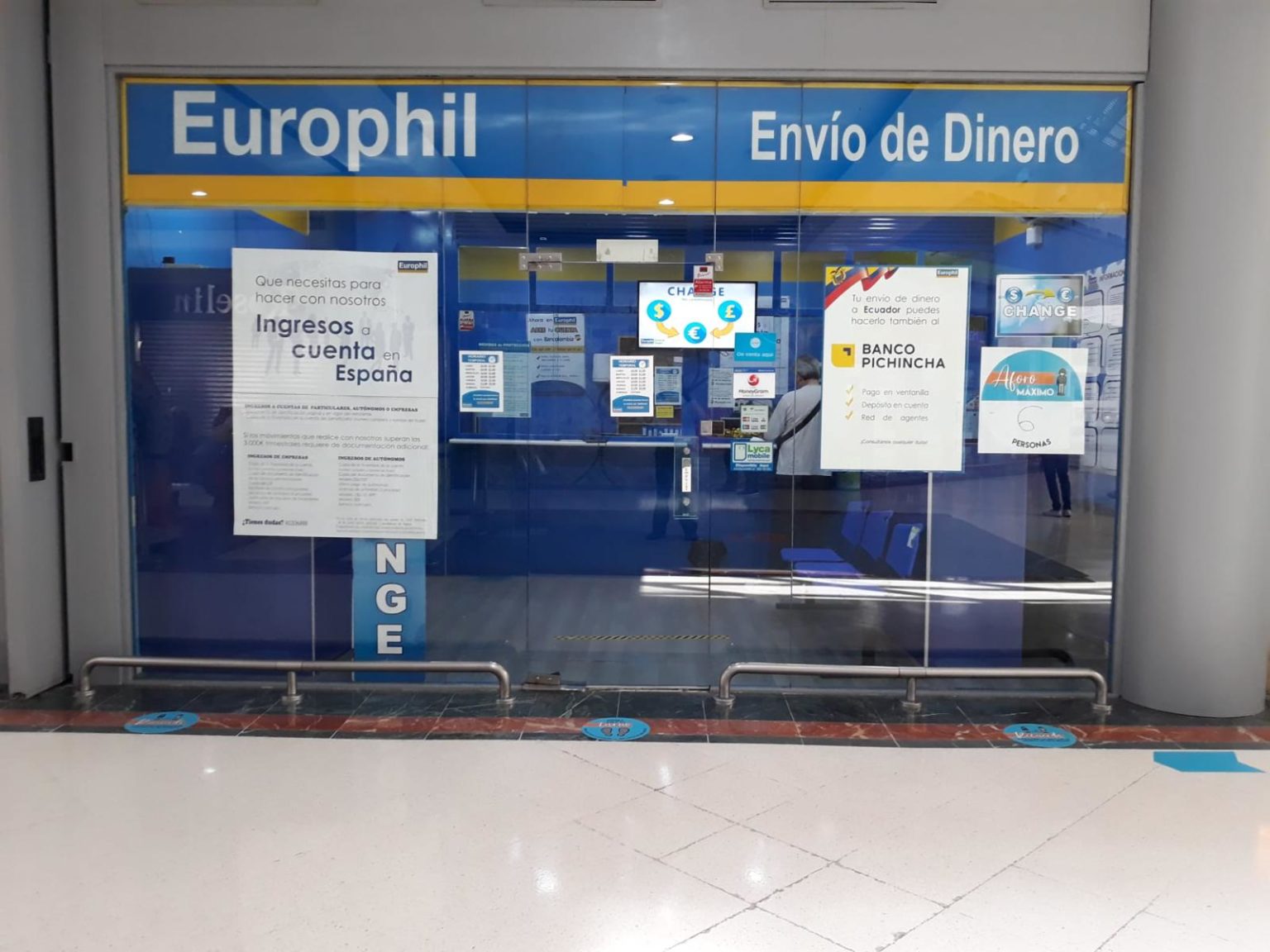 Europhil, envío de dinero - Centro Comercial Plaza de Aluche